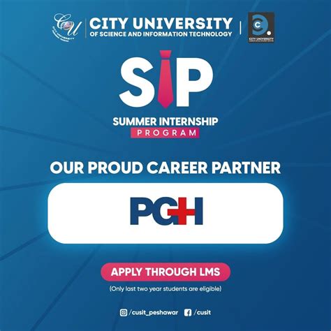 Our Proud Career Partner Peshawar General Hospital City University Of Science And Information