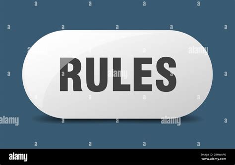 rules button rules sign key push button stock vector image and art alamy