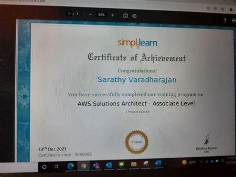 Sarathy Varadharajan On Linkedin Cleared The Assessment And Completed