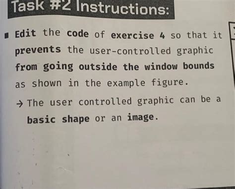 Solved Edit The Code Of Exercise So That It Prevents The Chegg Com