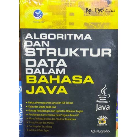Jual Algoritma Dan Struktur Data Dalam Bahasa Java Shopee Indonesia