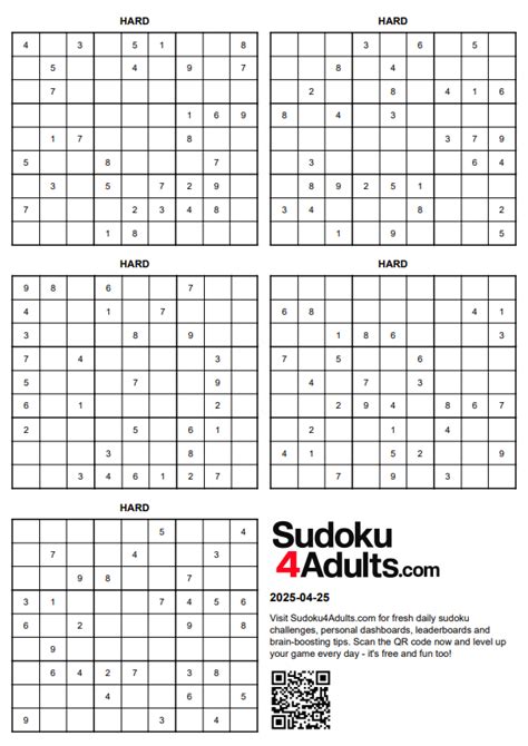 Gratis Afdrukbare Sudoku Puzzels