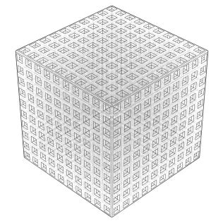 Simple Cubic Lattice Structure D Printing Model Threeding