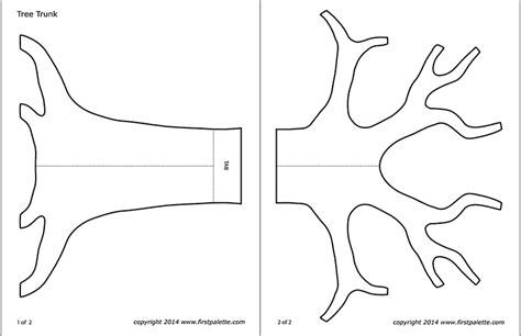 Large Printable Tree Branch Template Free Printable Template