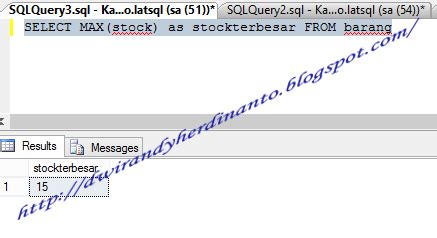 Penggunaan SUM MIN MAX COUNT AVG Di SQL Tutorial Koding