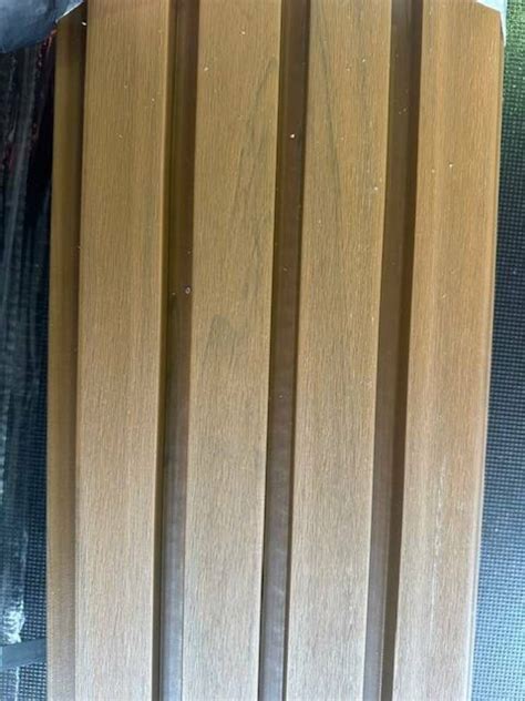 Wood Oak Composite Slatted Cladding Board 3 4m I 2024