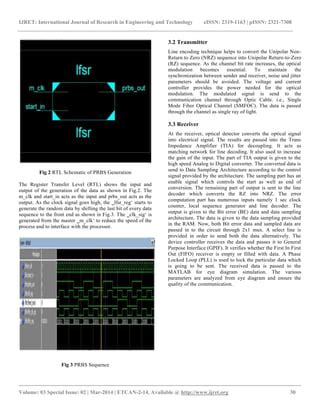Design And Verification Of Pipelined Parallel Architecture Implementation In Fpga For Bit Error