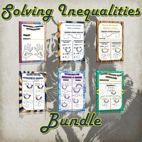 Solving Inequalities Bundle Guided Notes And Practice Solving Inequalities Writing