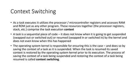 FreeRTOS Basics Real Time Operating System PPTX Operating Systems Computer Software And