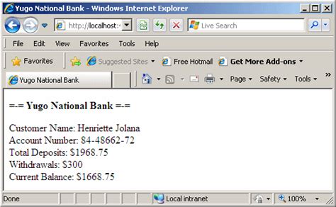 Aspnet With The Visual Basic Language Introduction To Operations On A Web Page