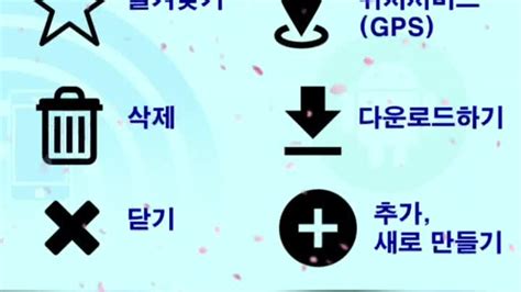 스마트폰활용법 스마트폰 기호와 어플이미지 네이버 Tv