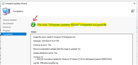 add new patches to os images using sccm schedule updates option htmd blog