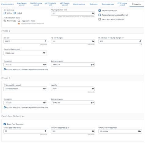 IPSec VPN Site To Site Does Not Reconnect After Reboot Discussions Sophos Firewall Sophos