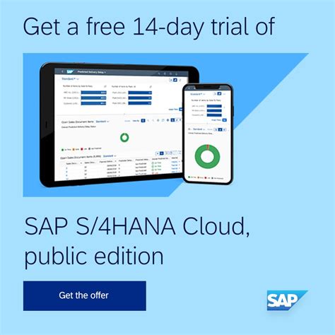 sap on linkedin sap s 4hana public edition trial
