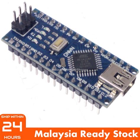 VAR Arduino Nano 3 0 Mini USB Microcontroller Controller Board With CH340 OB Shopee Malaysia