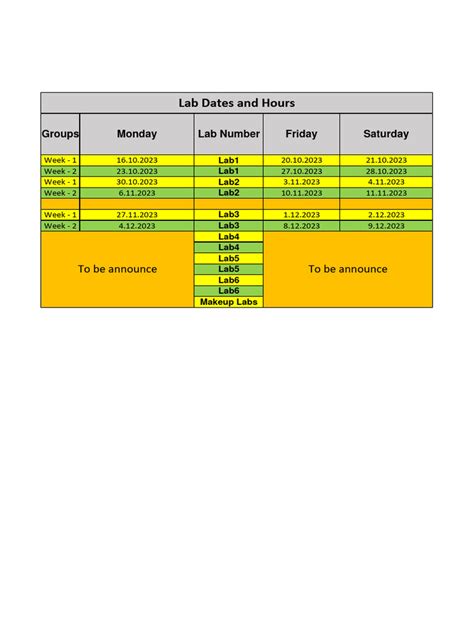 lab dates and sections updated v 3 pdf