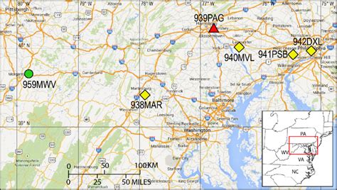 Map Showing Spectral Analysis Of Surface Waves Sasw Test Sites Download Scientific Diagram