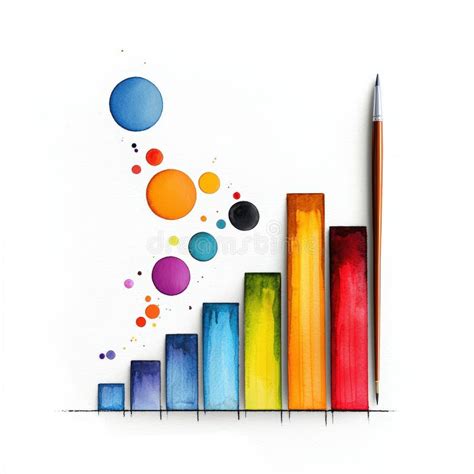 A Colorful Data Visualization Featuring Bars And Dots Ideal For