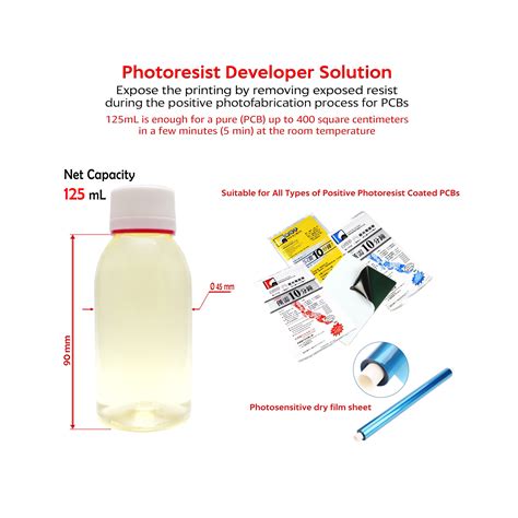 Photoresist Developer Solution 125ml Makers Electronics