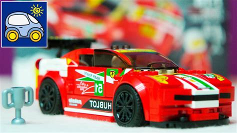Илья и Миша собирают Лего 75908 Спид Чемпионс Феррари 458 Италия GT2 ...