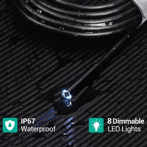 3 In 1 Endoscoop Camera Flexibele Ip67 Waterdichte Vicedeal