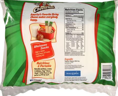 Frigo String Cheese Nutrition Label At Mary Bilbo Blog