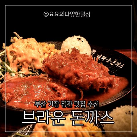 부산 기장 정관 맛집 푸짐했던 브라운돈까스 네이버 블로그
