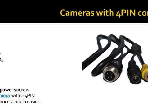 Reversing Camera With RCA Connection Or With PIN Connection YouTube