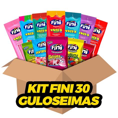 Kit Com 30 Pacotes Bala Fini PromoÇÃo Escorrega O Preço