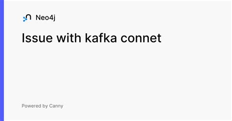 Issue With Kafka Connet Voters Neo4j