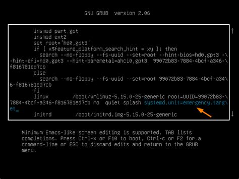 How To Boot Ubuntu 22 04 Into Rescue Emergency Mode