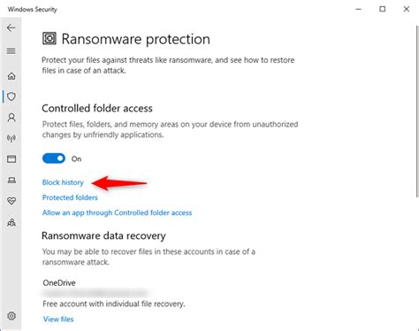 Get Ransomware Protection With Windows 10s Controlled Folder Access