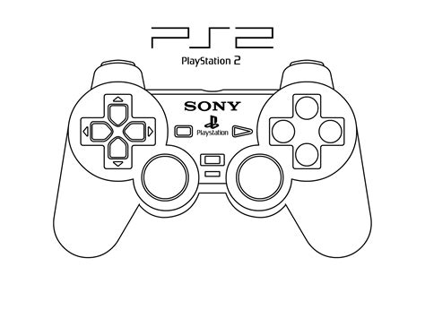 Ps4 Controller Drawing At Getdrawings Free Download