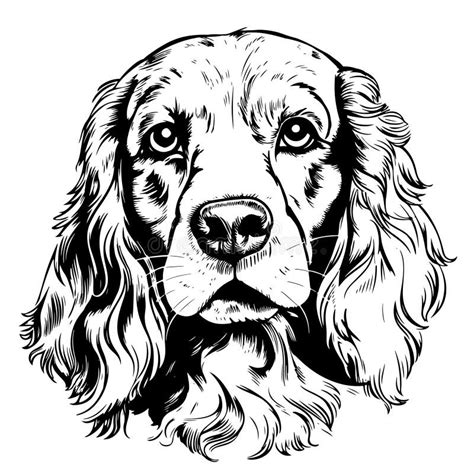 Dog Breed Cocker Spaniel Stock Vector Illustration Of Face 306193360