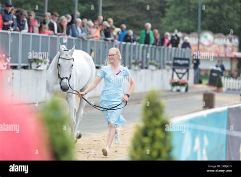 Sara Bech Ström Of Denmark With Dicte Aldrup During The Cci5 First