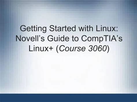 PPT XK CompTIA Linux Certification Exam Questions And Answers PDF PowerPoint