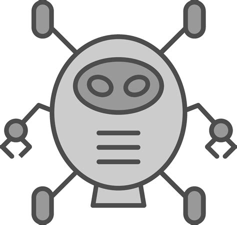 Robotics Fillay Icon Vector Art At Vecteezy