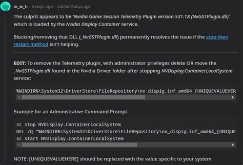 nvidia geforce 531 18 driver bug causes higher cpu usage company