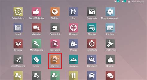 How To Define Online Surveys Using The Odoo Survey Module