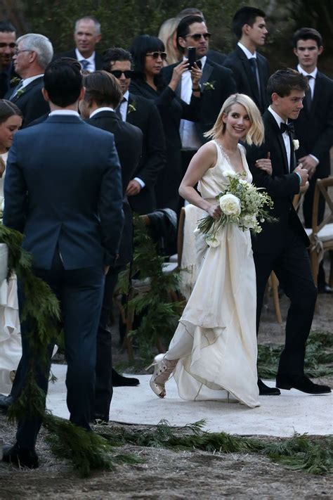 Emma Roberts As A Bridesmaid At Kara Smiths Wedding In Los Angeles