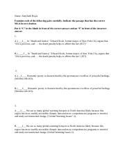 MLA In Text Citations Worksheet Docx Name Annybeth Rojas Examine Each Of The Following