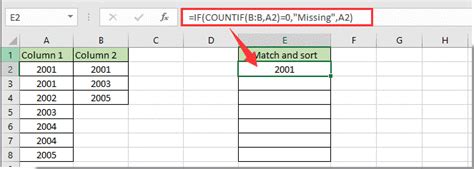 How To Sort A Column To Match The Value In Another Column In Excel