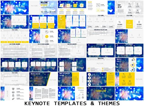 Genetic Code Keynote Templates Themes