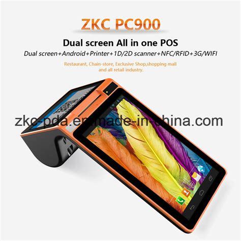 Zkc PC900 All In One Smart Terminal Handheld PDA With 58mm Thermal Printer China Touch Screen