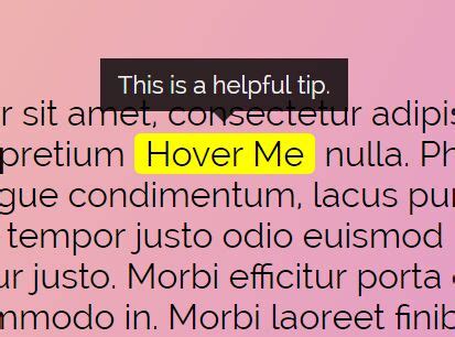 Flexible Extensible JQuery Tooltip Plugin Frosty Js Free JQuery Plugins