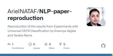 Github Arielnatafnlp Paper Reproduction Reproduction Of The Results