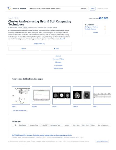 pdf cluster analysis using hybrid soft computing techniques