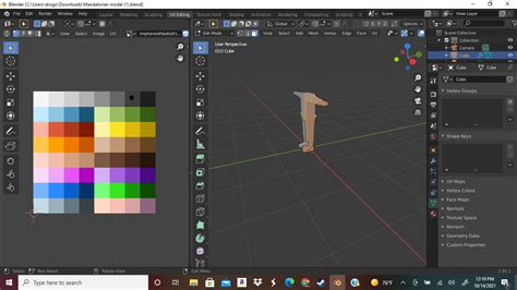 How Do You Use Uv Editing For Coloring A Model Works In Progress