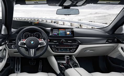 Interior Of The Bmw M5 In Silverstone Full Merino Leather