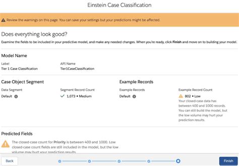 einstein case classification tutorial astrea it services